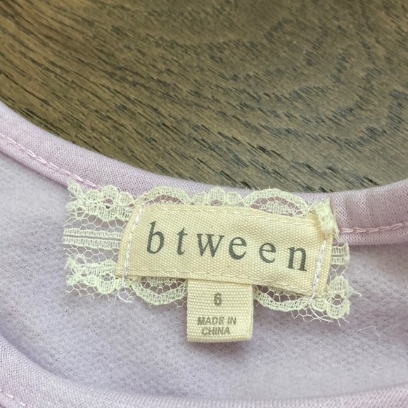 btween | Shirts & Tops | 525 Nwt Btween Size 6 Cute Ruffled Sweatshirt ...